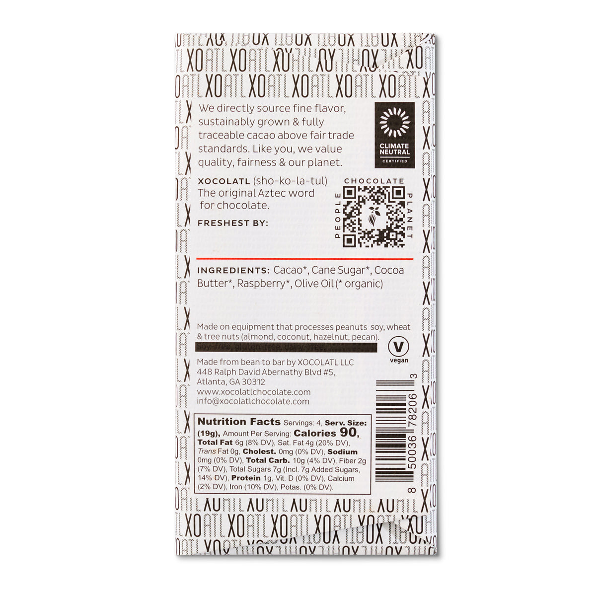 Ripple Effect Sweet & Smoky Dark Chocolate Bar – Xocolatl Small Batch ...